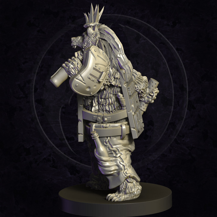 3D Printable Vod-Kah - A Male Mutant Polar Bear by Dark-Platypus Studio