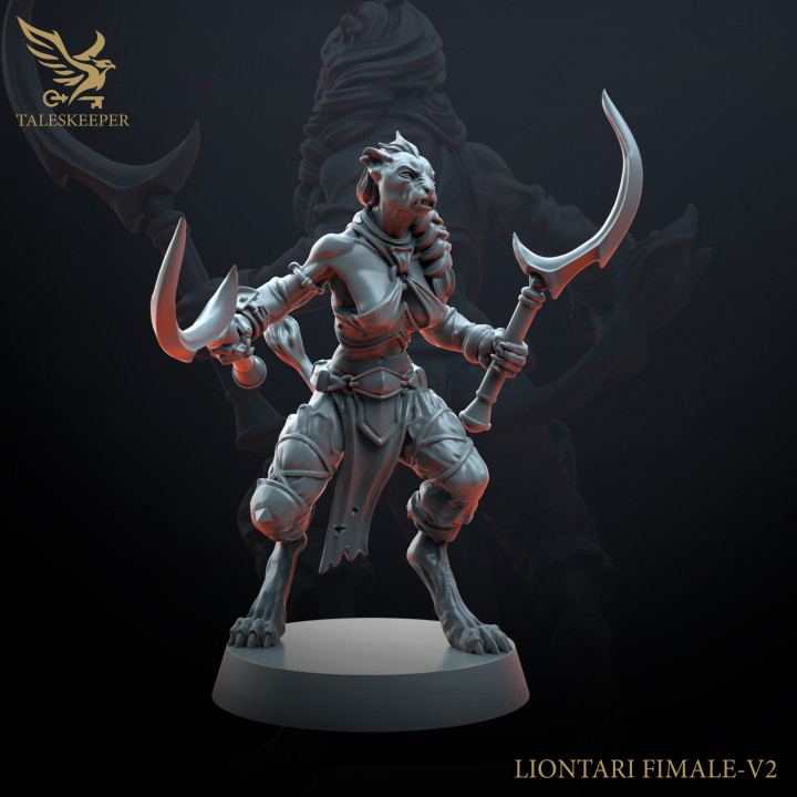 3D Printable LIONTARI THE DUSK TRIBES (March) by Tales Keeper