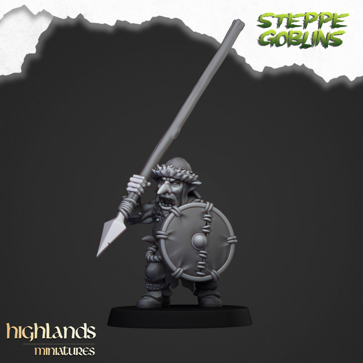 3D Printable Steppe Goblins - Highlands Miniatures by Highlands Miniatures