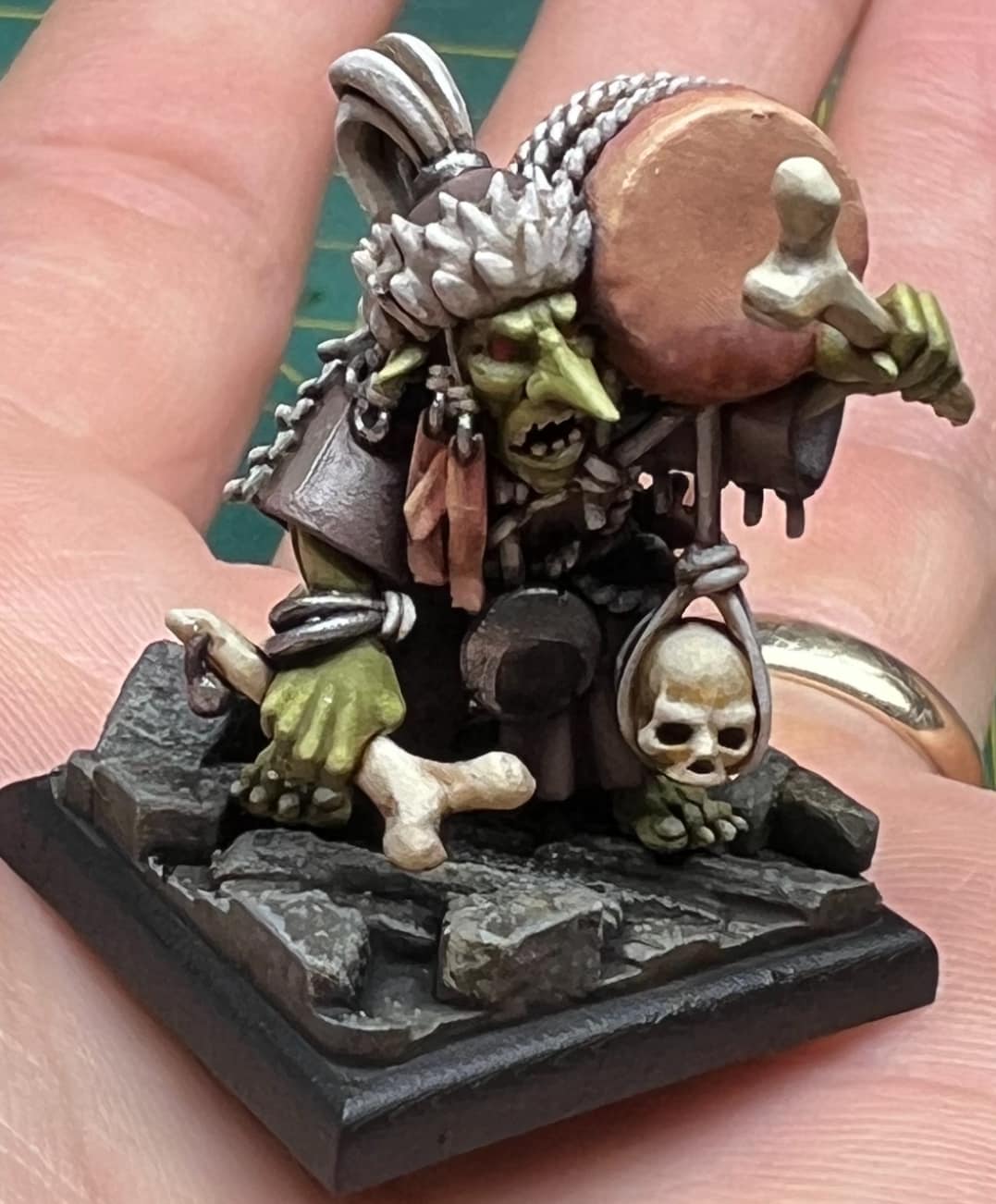 3D Printable Steppe Goblin Shaman - Highlands Miniatures by Highlands ...