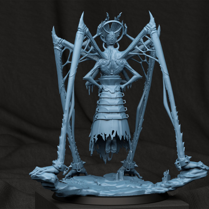 3D Printable Lich (75mm base) by Creature Armory