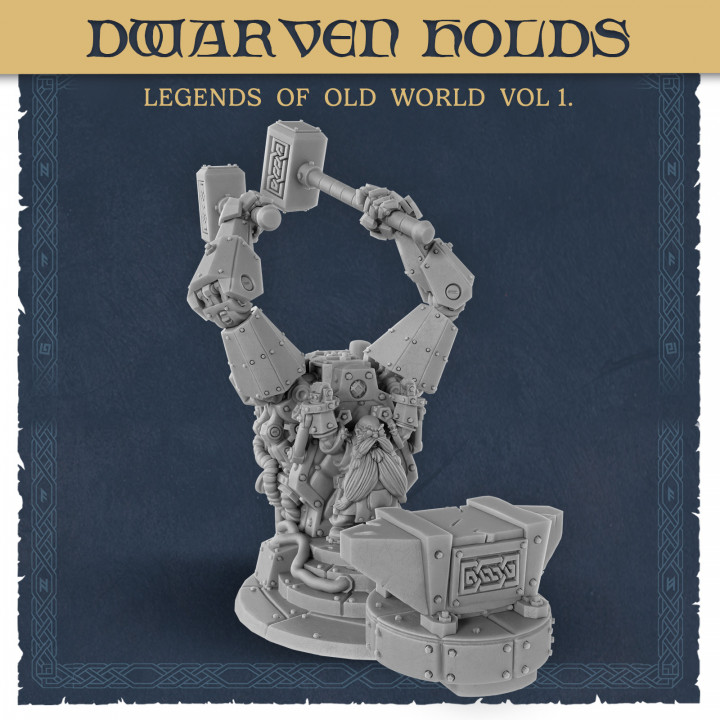 3D Printable Ancient Anvil - Dwarven Holds by Titan Forge Miniatures