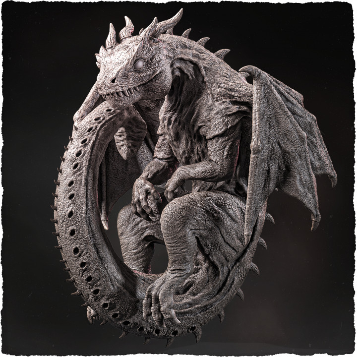 3D Printable Baby Dragon by Evox Arts