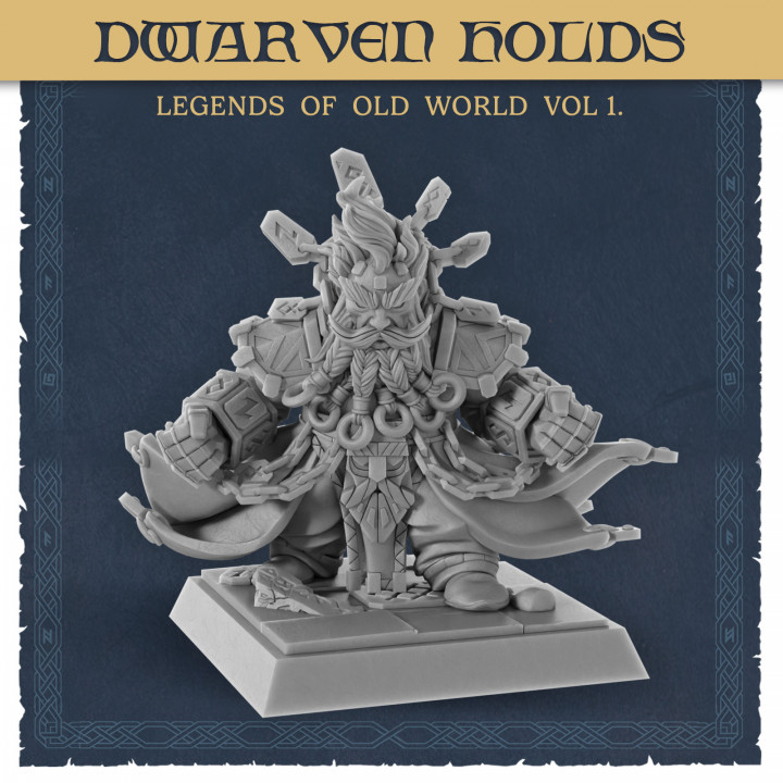 3D Printable Hillhamers Rune Smith - Dwarven Holds by Titan Forge ...