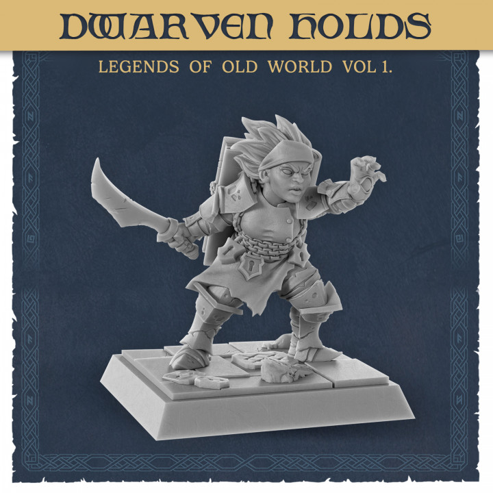 3D Printable RPG Character Dwarf Female Warlock - Dwarven Holds by ... 3D Printable RPG Character Dwarf Female Warlock - Dwarven Holds by ...