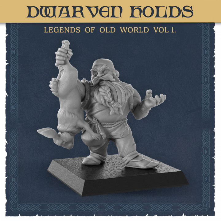 3D Printable RPG Townfolk Merchant - Dwarven Holds by Titan Forge ...