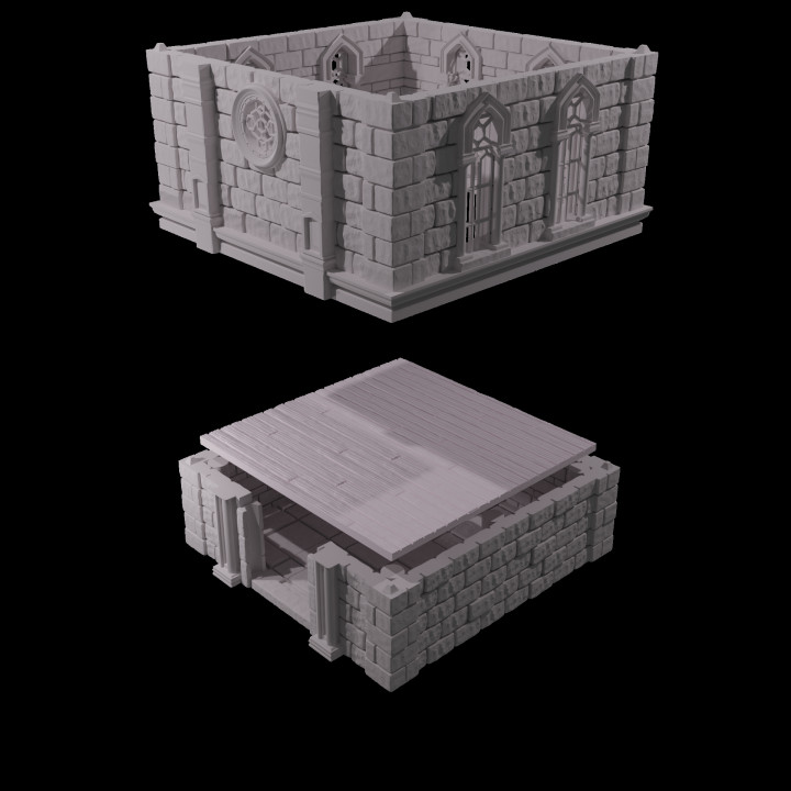 3D Printable The Mausoleum Set - Merchant by Donald Stouffer