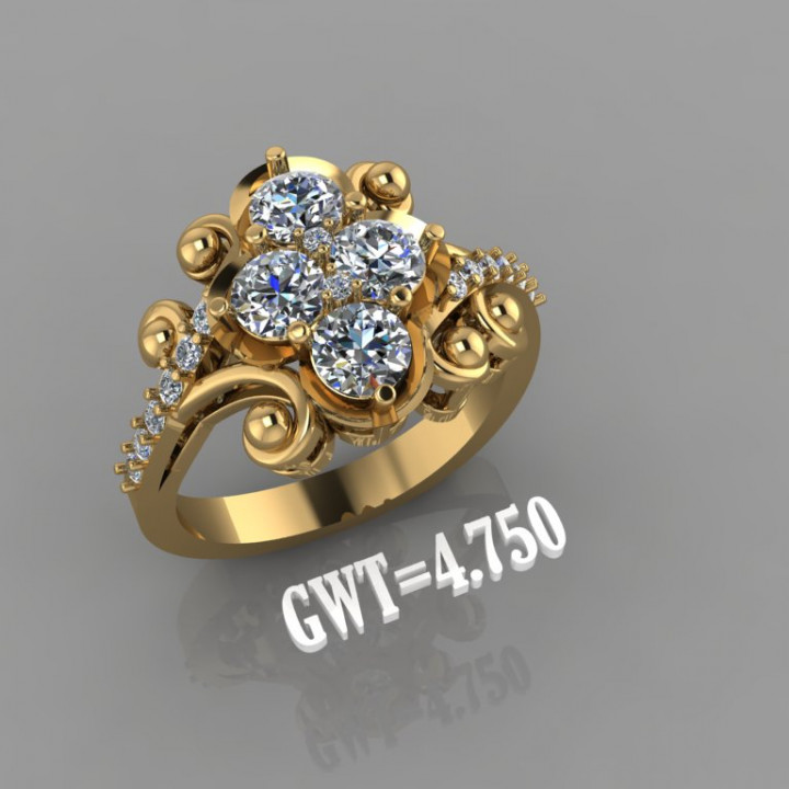 3D Printable Wedding Ring by Aviation