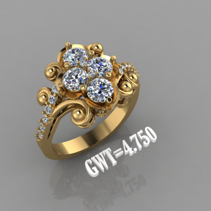 3D Printable Wedding Ring by Aviation