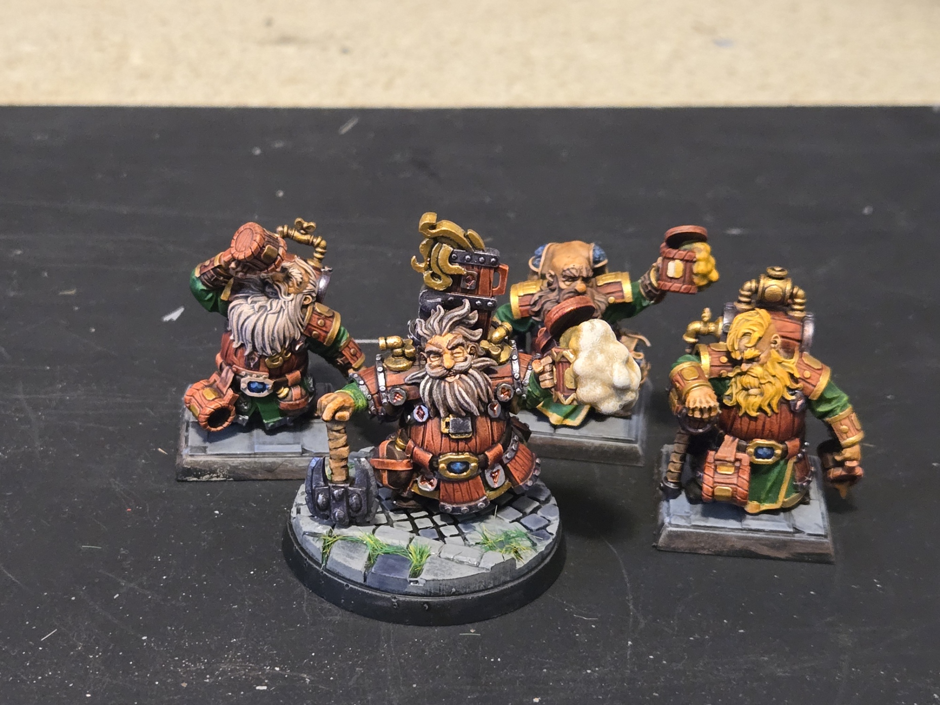 3D Printable Brewers Unit - Dwarven Holds by Titan Forge Miniatures