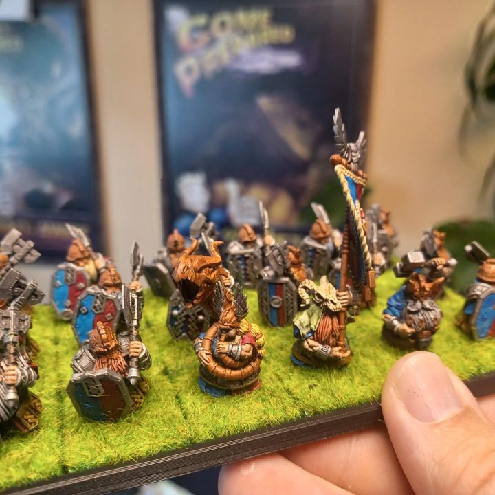 3D Print of Dwarf Clan Warriors Command Group - Dwarven Holds by ...