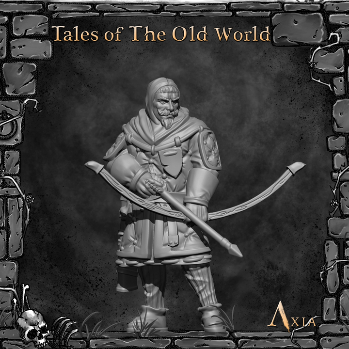 3D Printable NAB001 - The Exiled Knights by Axia - Tales of the Old World