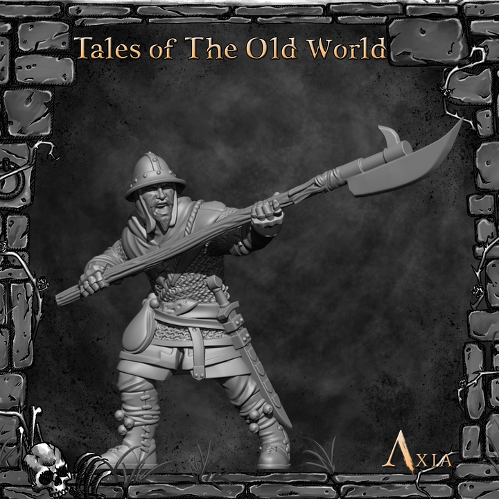 3D Printable NAB001 - The Exiled Knights by Axia - Tales of the Old World