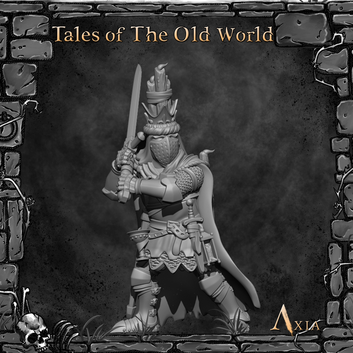 3D Printable NAB001 - The Exiled Knights by Axia - Tales of the Old World