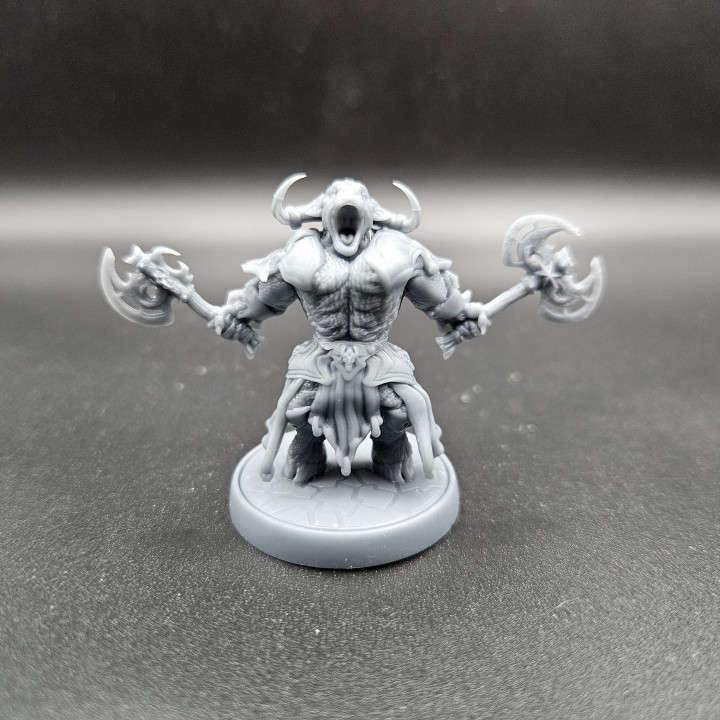 3D Printable Table games,,shouting miniotaur by Figures3d
