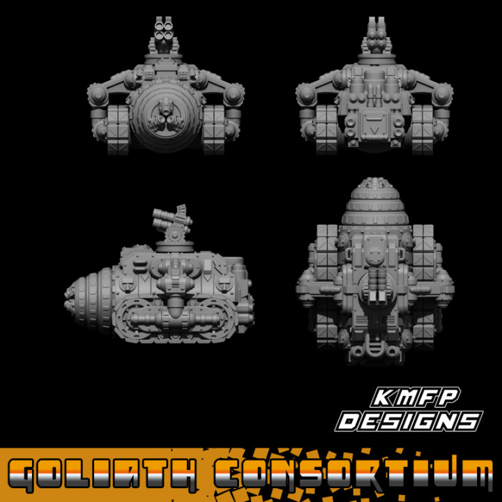3D Printable Goliath Consortium Exo-Crawler by KMFP Designs