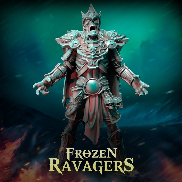 3D Printable Frozen Ravagers Complete team by Punga Miniatures