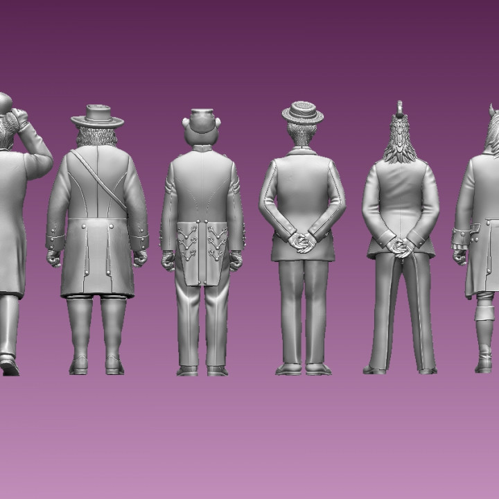 3D Printable FIGURES ANIMAL by 3Dimontis