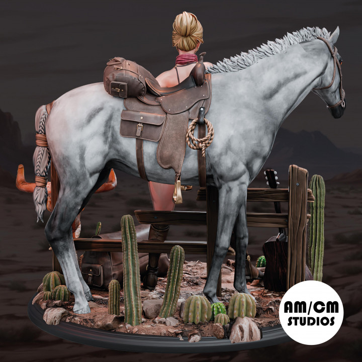 3D Printable Ruby Colt Pin-Up (Personal use) by AMCM Studios