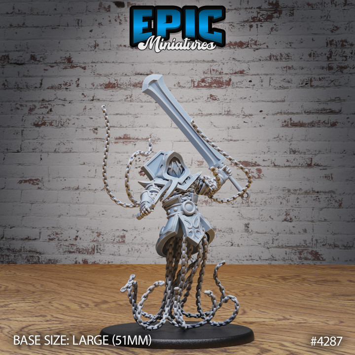 3D Printable Chain Golem Set / Iron Beast / Magically Construct ...