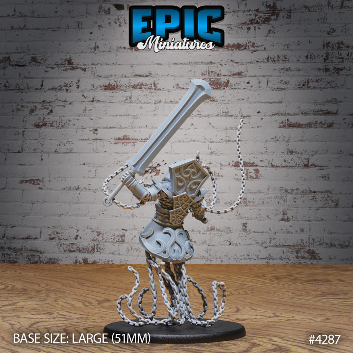 3D Printable Chain Golem Set / Iron Beast / Magically Construct ...