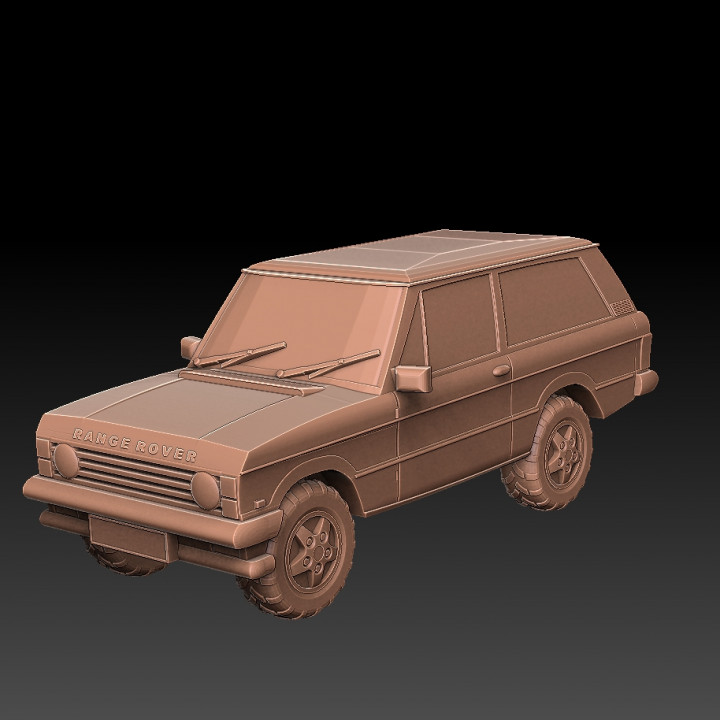 3D Printable Range Rover Classic by Sharedog Miniatures
