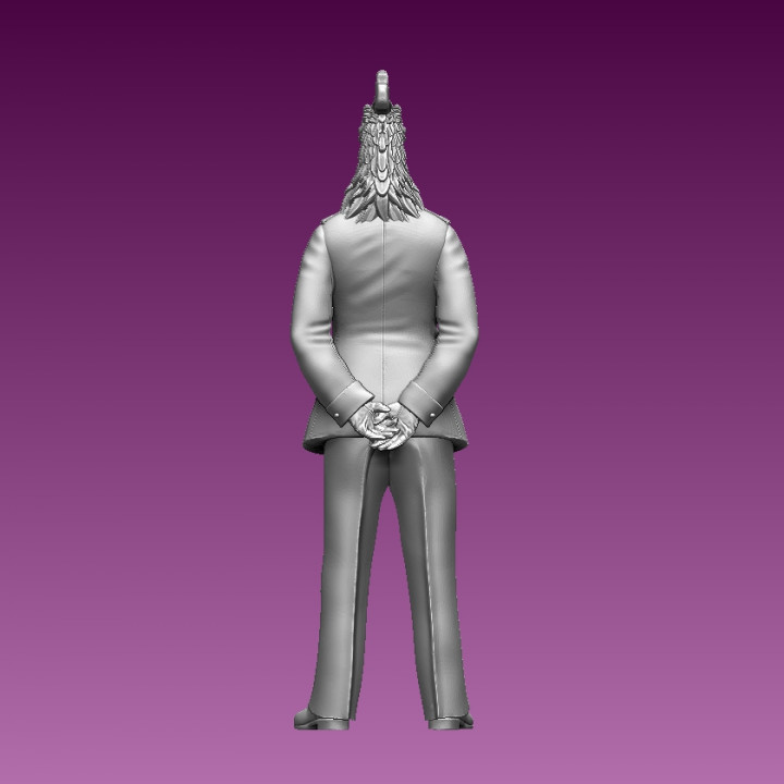 3D Printable rooster man by 3Dimontis