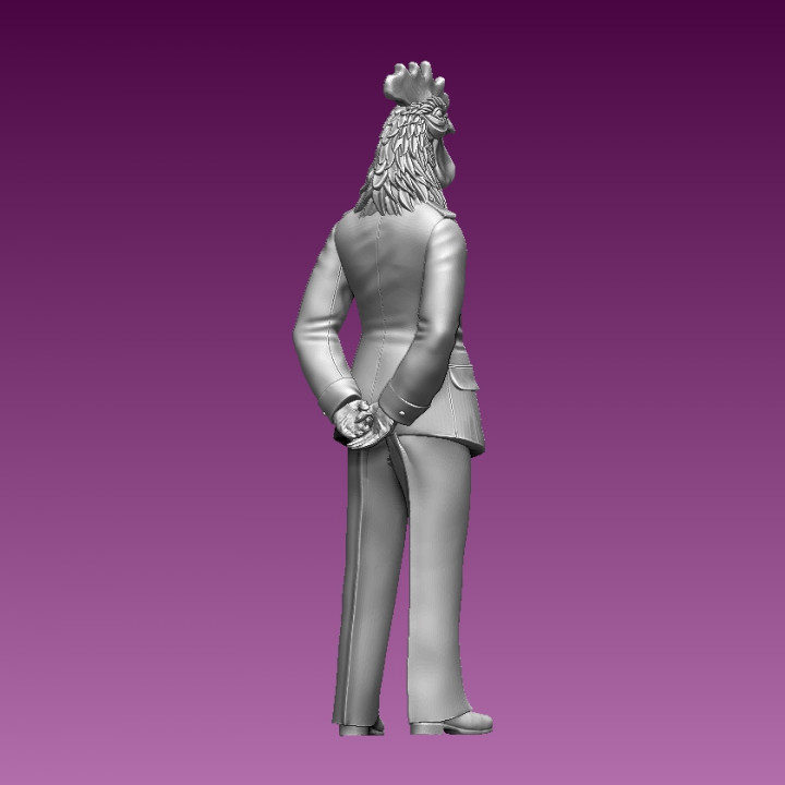 3D Printable rooster man by Dmitry Tishchenkov
