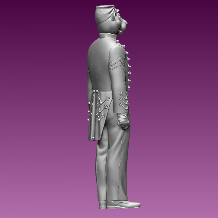 3D Printable panther man by 3Dimontis