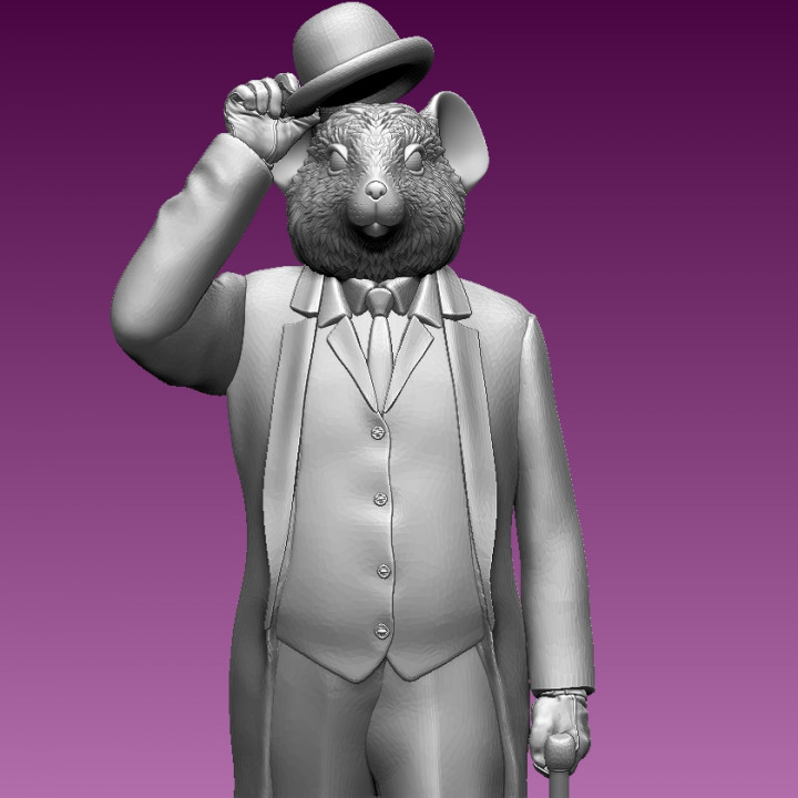 3D Printable mouse man by Dmitry Tishchenkov