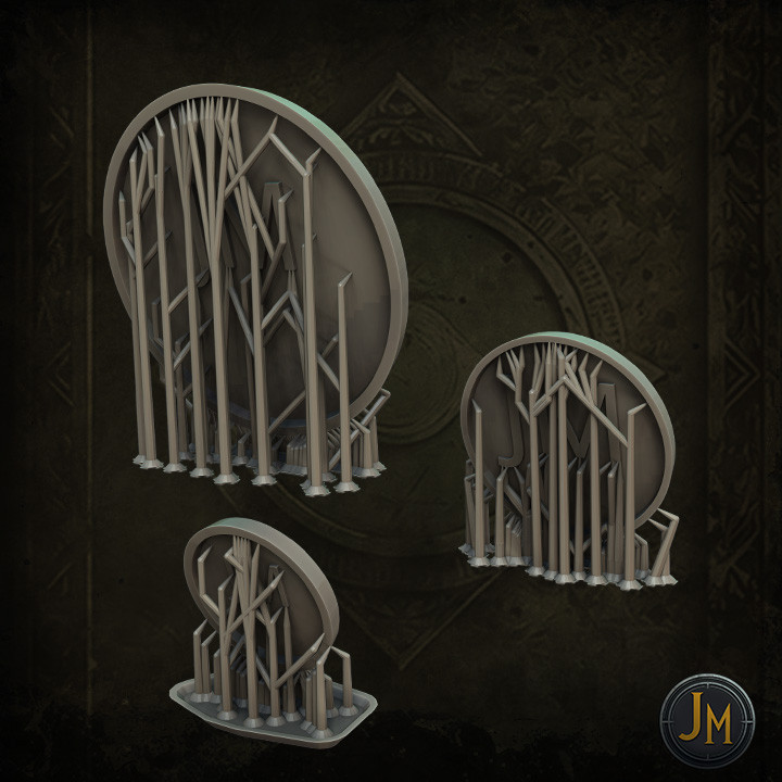 3D Printable 25 - 32 - 50mm Basic Round Bases by Jandro Marquez