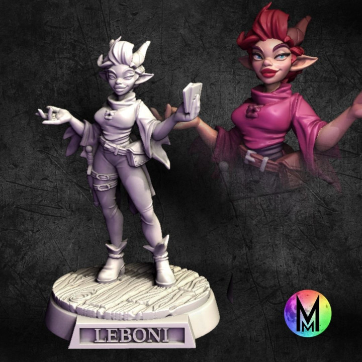 3D Printable Female Tiefling Set - Bard, Fighter / Barbarian, Rogue, Monk, Druid, Sorcerer (Set ...