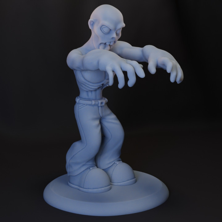 3D Printable Stylized Zombie Hoard Pack! by kurt