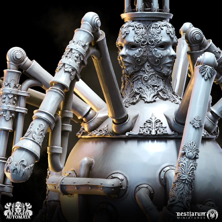 3D Printable Engine Eve, the Progenitor | Blessed Automata | Sci Fi by ...