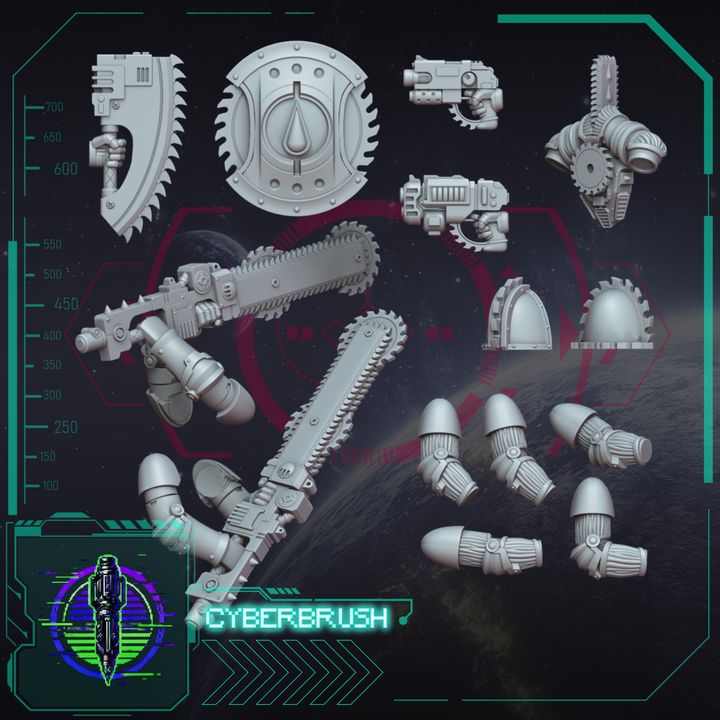 3D Printable Crimson Angels (Flesh) Upgrade Kit by Cyberbrush