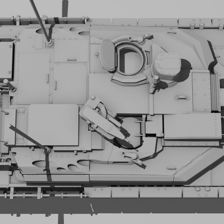 3D Printable Leclerc AZUR by The Military Industrial Complex