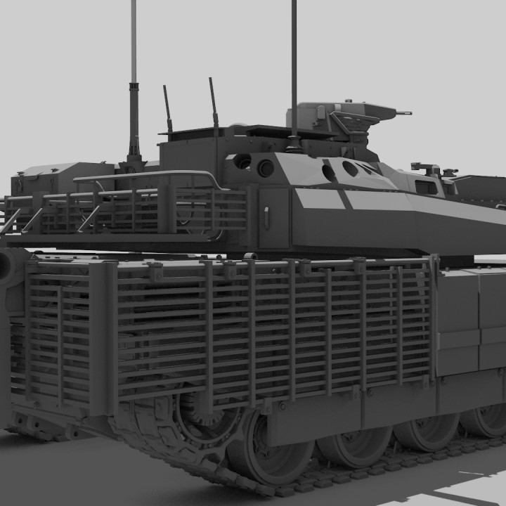 3D Printable Leclerc AZUR by The Military Industrial Complex