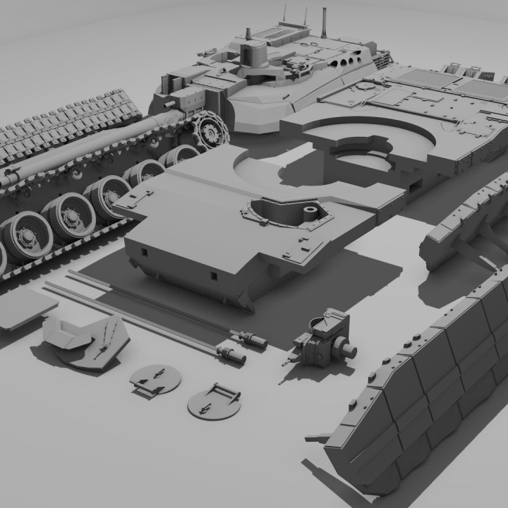 3D Printable Leclerc AZUR by The Military Industrial Complex