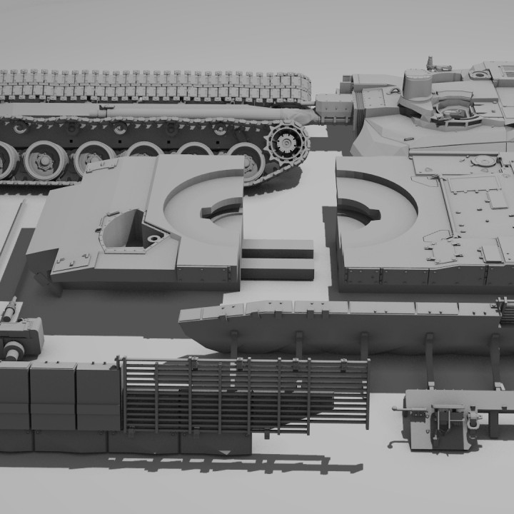 3D Printable Leclerc AZUR by The Military Industrial Complex