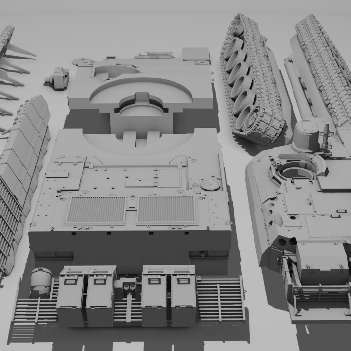 3D Printable Leclerc AZUR by The Military Industrial Complex