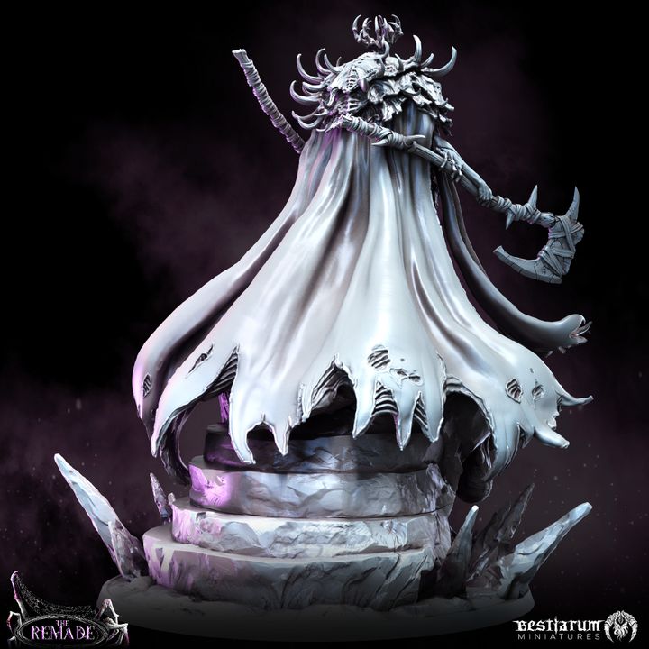 3D Printable Elven Underking Auberon by Bestiarum Miniatures