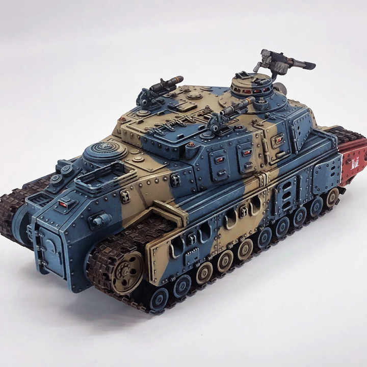 3D Printable Rondache Heavy Armored Carrier by Nate Feyma