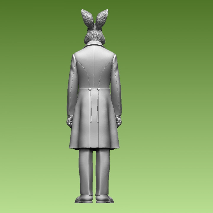 3D Printable rabbit man by Dmitry Tishchenkov