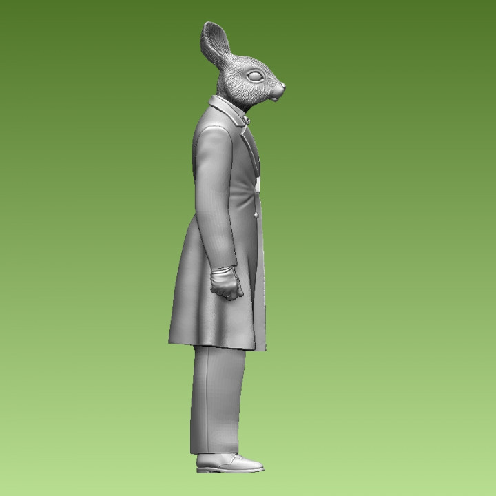 3D Printable rabbit man by Dmitry Tishchenkov