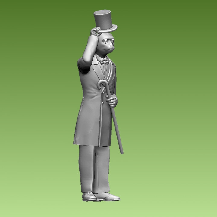 3D Printable monkey man by Dmitry Tishchenkov