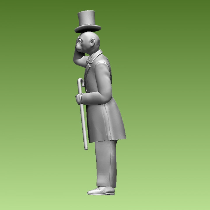 3D Printable monkey man by Dmitry Tishchenkov