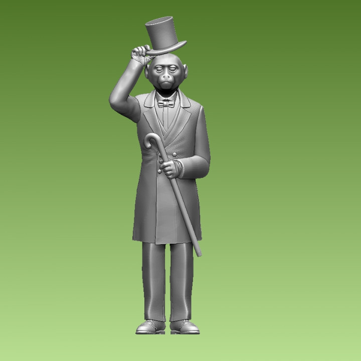 3D Printable monkey man by Dmitry Tishchenkov