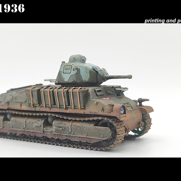 3D Printable Somua S35 by Counlane Models