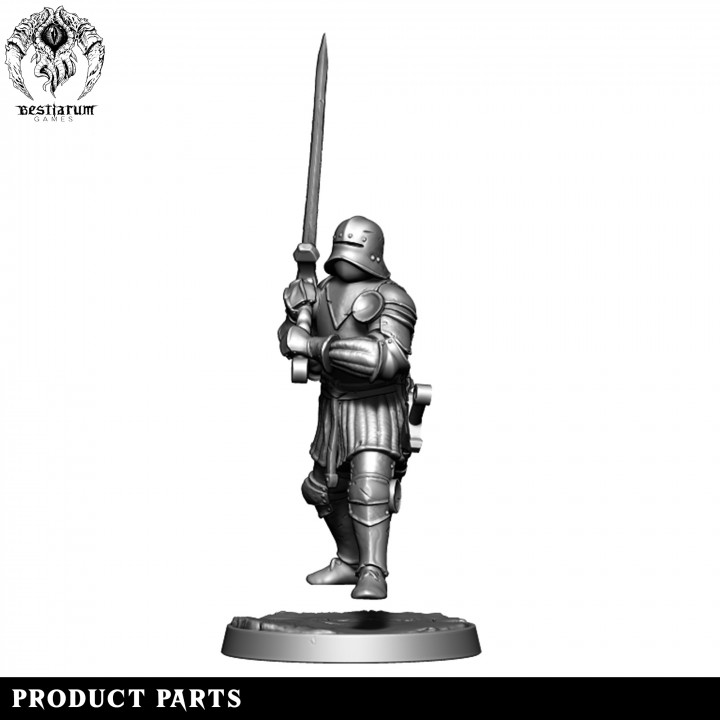 3D Printable Lords Guard x5 | House Lionheart | Knights by Bestiarum ...