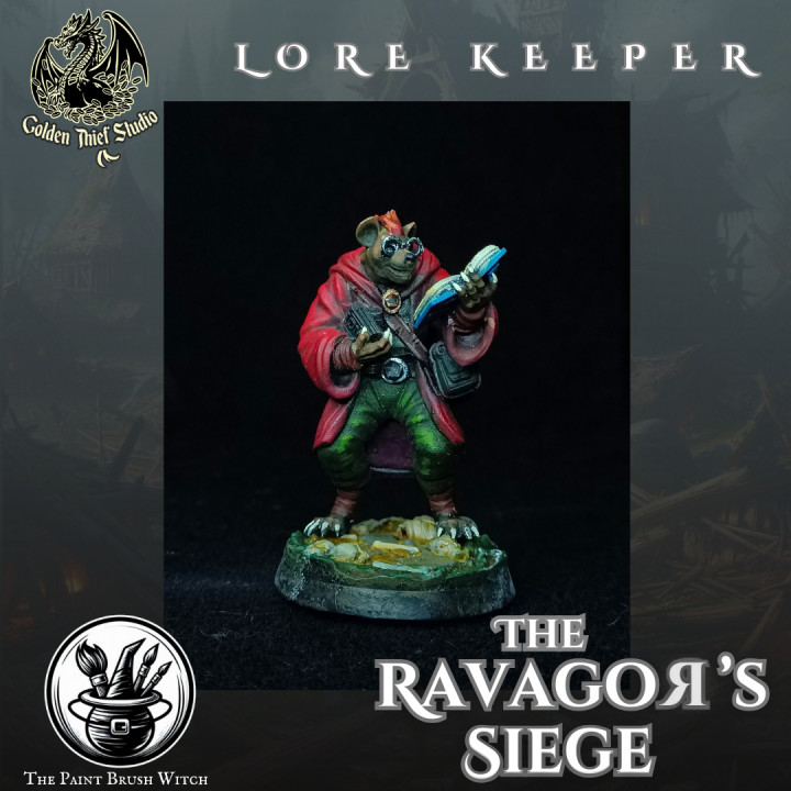 3D Printable FREE STL - Lore Keeper - Ravagor | 3D Printable STL Gnoll ...